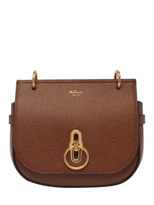 Mulberry MULBERRY Small Amberley Satchel Bag Brown
