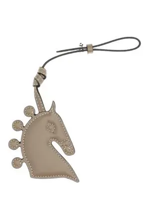 Max Mara Leather Keyring - Brown