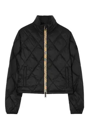 Burberry Quilted Ripstop Nylon Bramford Puffer Jacket - Black