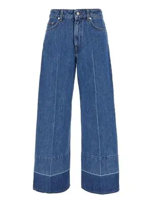 Givenchy Wide Leg Jeans - Multicolor