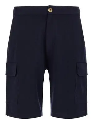 Brunello Cucinelli BRUNELLO CUCINELLI Cargo Bermuda Shorts Blue