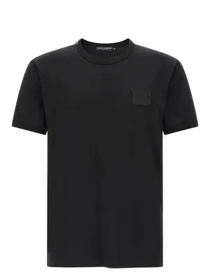 Dolce & Gabbana Dg' Patch T-shirt - Black