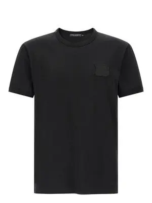 Dolce & Gabbana Dg' Patch T-shirt - Black