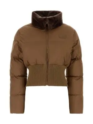Fendi FENDI Polyester Down Jacket Brown