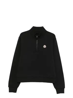 Moncler Half-zip Sweatshirt - Black