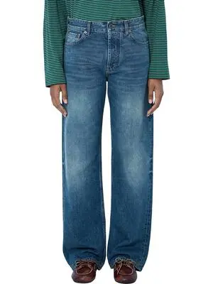 Miu Miu Wide-leg Denim Jeans - Blue