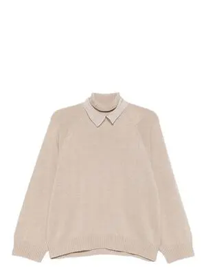 Brunello Cucinelli Cashmere Turtle-neck Sweater - Multicolor