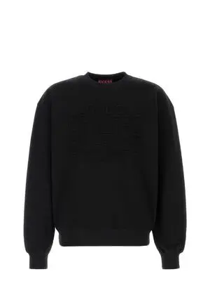 Gucci Cotton Sweatshirt - Black