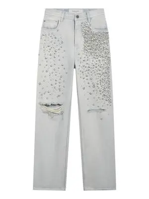 GOLDEN GOOSE Wide Leg Jeans - Blue