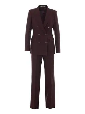 Tagliatore Double-breasted Wool Suit - Multicolor