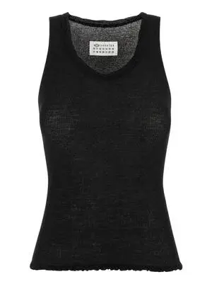 MAISON MARGIELA Ribbed Tank Top - Multicolor