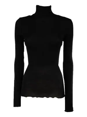 Prada Slim Fit Turtleneck Top - Multicolor