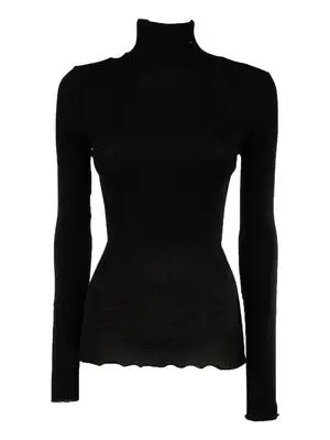 Prada PRADA Slim Fit Turtleneck Top Multicolor