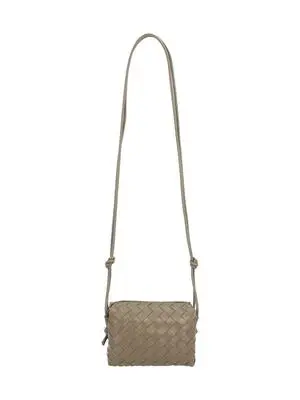 Bottega Veneta BOTTEGA VENETA Lamb Leather Camera Bag Cream