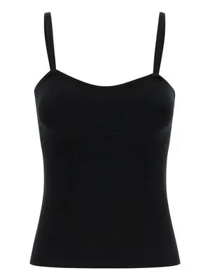 Max Mara Mxmepica Wool Blend Top - Black