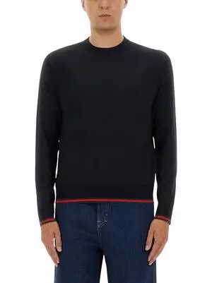 Gucci Web Pattern Sweater - Blue