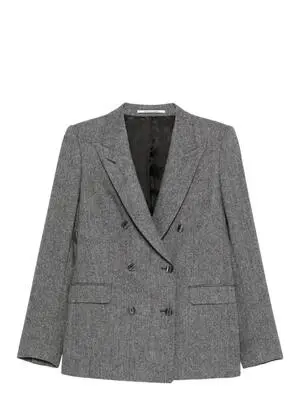 Tagliatore Wool Double-breasted Jacket - Multicolor