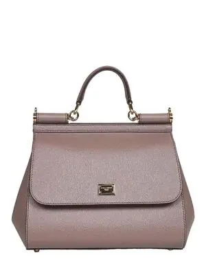 Dolce & Gabbana Taupe Large Sicily Handbag - Multicolor