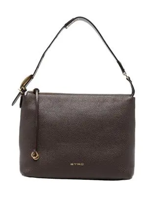 Etro Medium Leather Hobo Bag - Multicolor