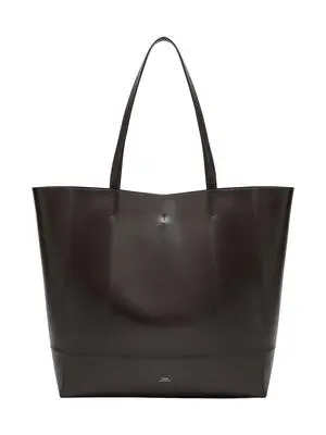 TOTEME Roam Leather Tote Bag - Brown