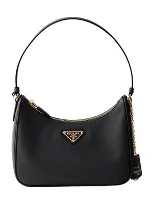 Prada Saffiano Leather Re-edition 2005 Mini Bag - Black