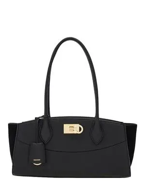 FERRAGAMO Studio Soft Tote Bag - Black