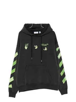 Off-White Off-White Men Bacco Arrow Skate Cotton Hoodie Multicolor