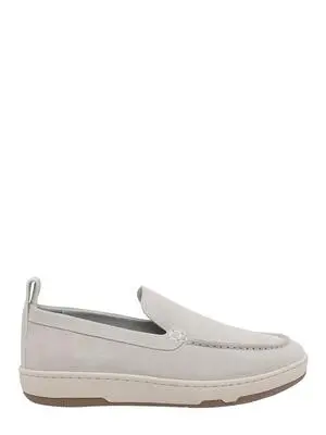 LANVIN Suede Slip-on Loafers - Gray
