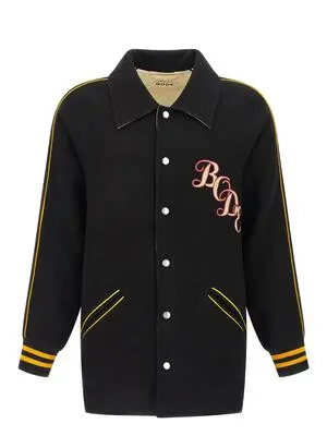 BODE BODE Monogram Snap Reversible Jacket Multicolor