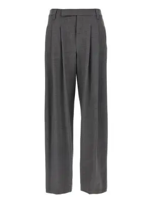 Brunello Cucinelli Sartorial Baggy Pants - Gray