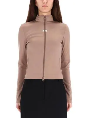 COURREGES Biker Jacket - Brown