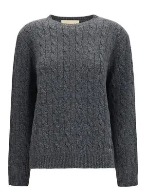 Valentino Garavani Virgin Wool Sweater - Gray