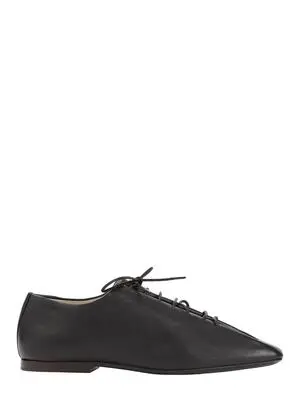 LEMAIRE Classic Leather Derbies - Brown