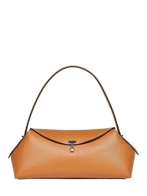 TOTEME Tan T-lock Shoulder Bag - Multicolor