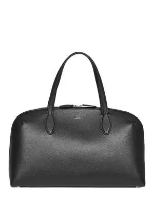 TOTEME Grained Calf Leather Medium Tote Bag - Multicolor