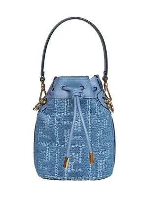 Fendi Blue Mon Tresor Mini Bag - Multicolor
