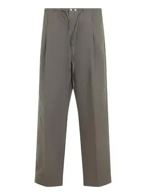 Bottega Veneta Cotton Trousers - Gray