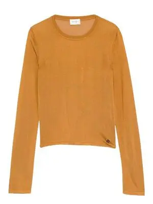 Saint Laurent Saint Laurent Brown Tops - T-Shirts & Jerseys Women Brown