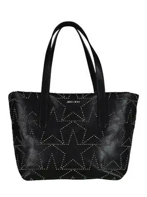 JIMMY CHOO Leather Tote Bag - Black