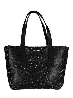 JIMMY CHOO Leather Tote Bag - Black