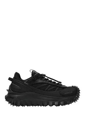 Moncler Moncler Trailgrip Gtx Sneakers In Leather And Nylon Black Women Black
