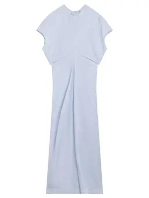 TOTEME TOTÊME Fluid Satin Dress Blue
