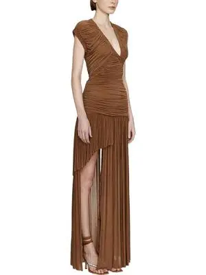 Christopher Esber Asymmetric Dress - Brown