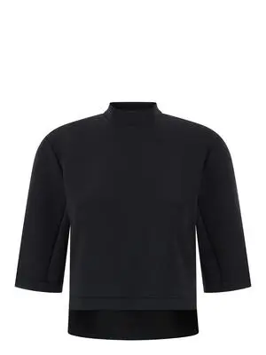 Moncler X Edward Enninful Scuba-effect Top - Black