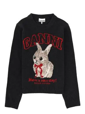 GANNI Wool Jersey - Multicolor