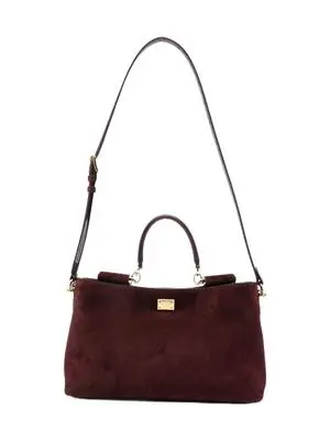 Dolce & Gabbana Suede Tote Bag - Red