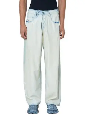 DIESEL® Wide-leg Lyocell Denim Trousers - Multicolor