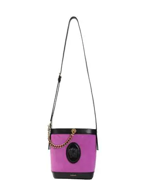 Versace Calf Leather Mini Bucket Bag - Multicolor