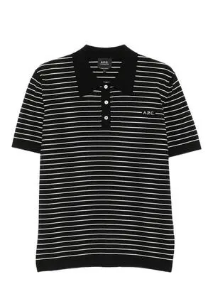 A.p.c. Polo Shirts - Black