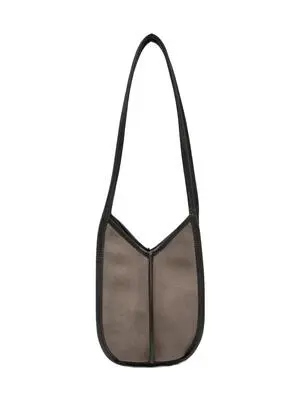 Hereu Suede Shoulder Bag - Gray